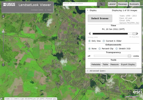 Фотографии со спутника Landsat 8 — в свободном доступе