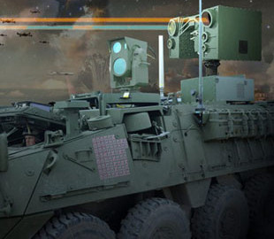 Лазерні установки LOCUST на броньовиках зможуть збивати БПЛА під час руху